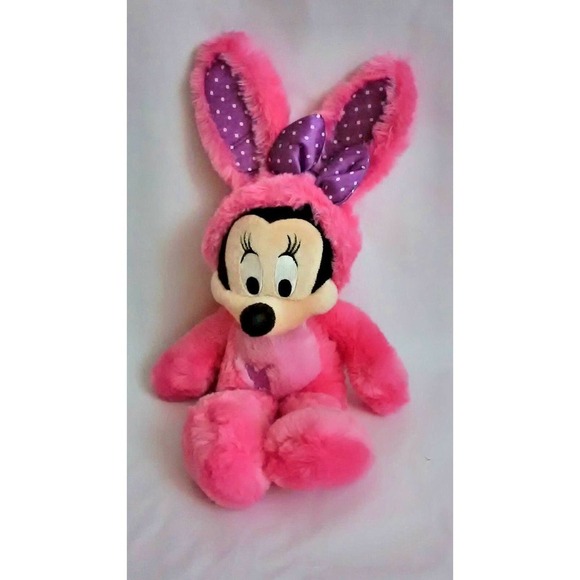 Disney | Toys | Disney Store Minnie Mouse Easter Bunny Stuffed Plush ...